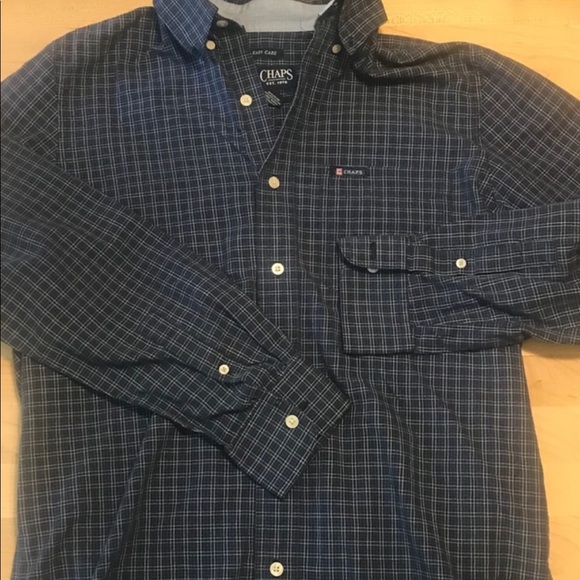 Chaps | Shirts | 32chaps Mens Easy Care Button Down Shirt | Poshmark